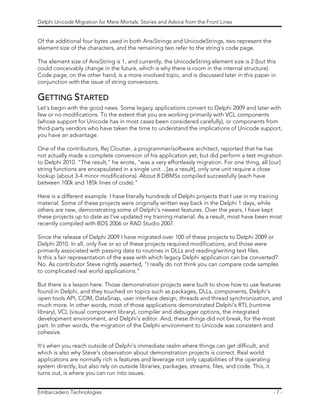 Delphi unicode-migration | PDF