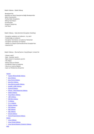 Delphi videosu | PDF