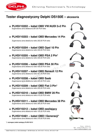 Delphi ds150e user manual | PDF