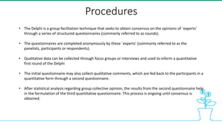 Delphi in community assessment na | PPTX