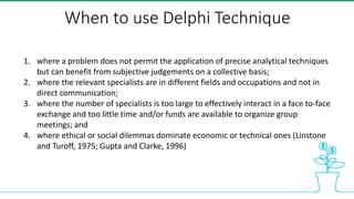 Delphi in community assessment na | PPT