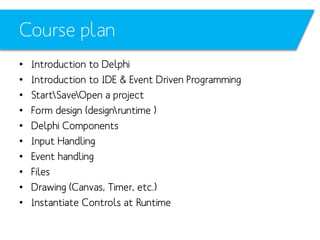 Delphi L01 Intro | PPT