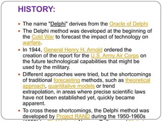 Delphi method | PPTX
