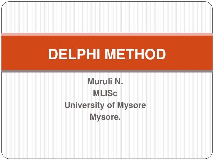 Delphi method