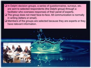 Delphi method | PPTX