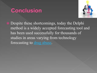 Delphi method ppt | PPTX