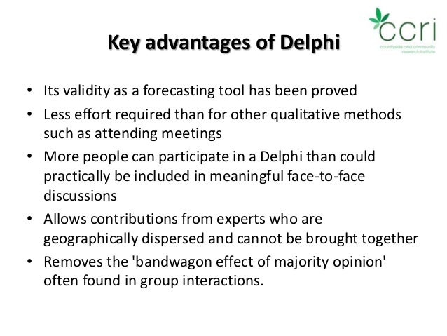 The Delphi Method - James Kirwan