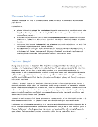 Delphi report 160217 final | PDF | Stocks and Bonds | Personal Investing