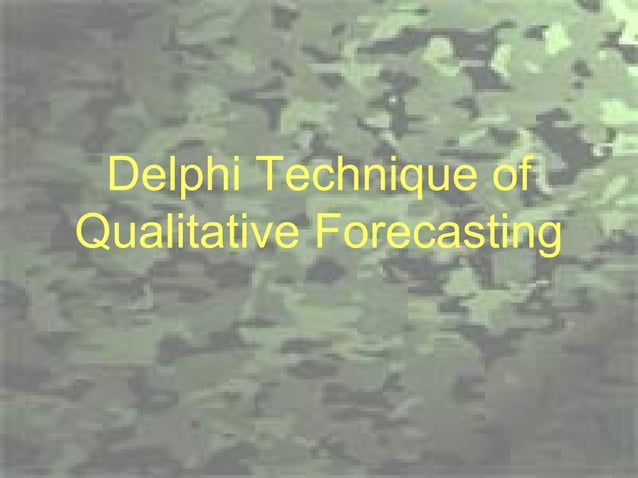 Delphi technique | PPT