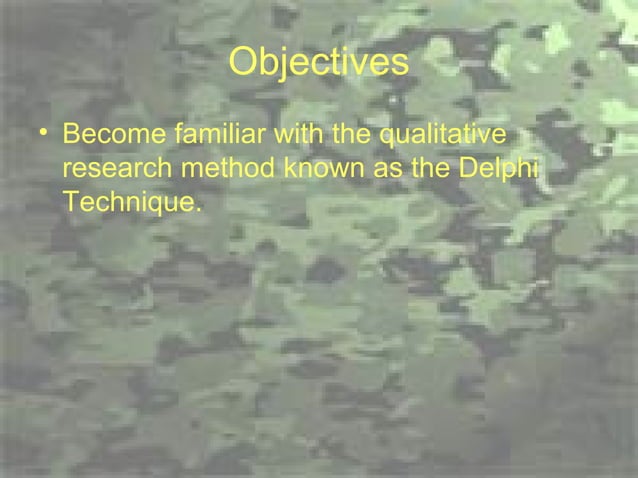 Delphi technique | PPT