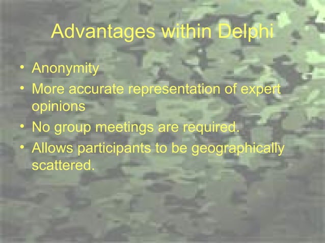 Delphi technique | PPT