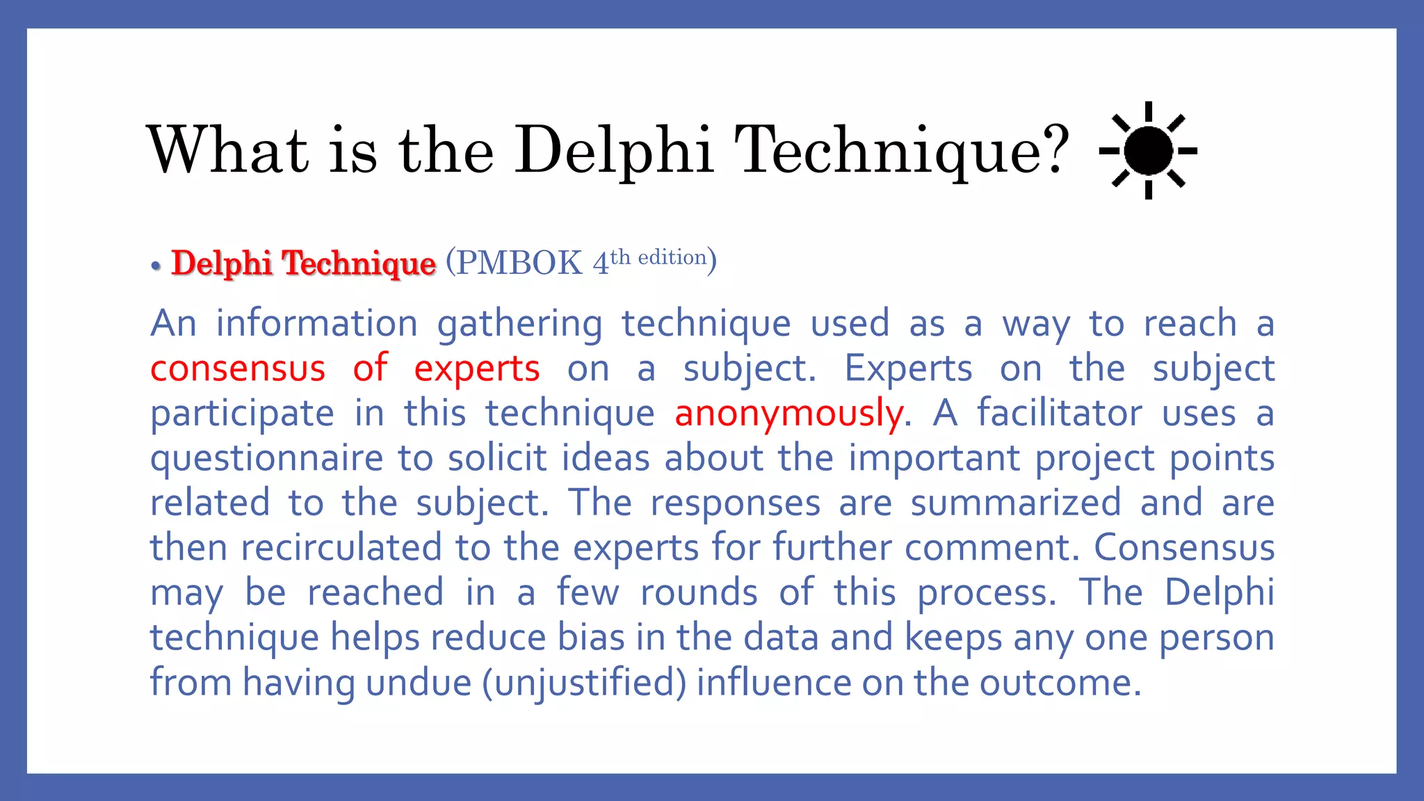 Delphi technique | PPTX