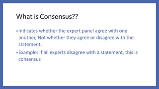 Delphi technique | PPTX