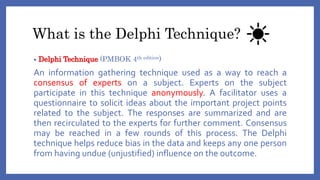 Delphi technique | PPTX