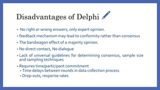 Delphi technique | PPTX