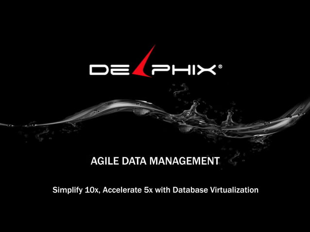Delphix Platform Overview | PPTX