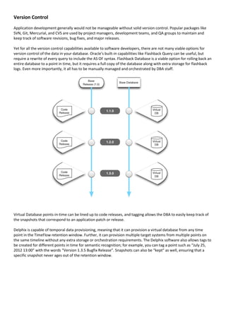 Delphix database virtualization v1.0 | PDF | Databases | Computer Software and Applications