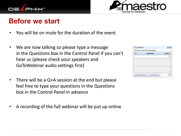 Delphix and DBmaestro | PPT