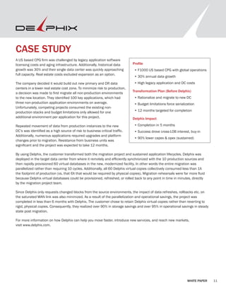 Delphix modernization whitepaper | PDF
