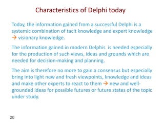 Delphi method — introduction | POTX