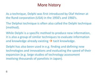 Delphi method — introduction | POTX