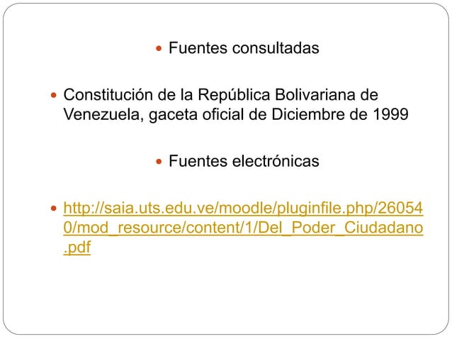 Del poder ciudadano presentacion | PPT