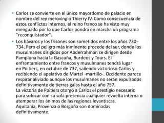 Del reino franco al imperio carolingio | PPTX