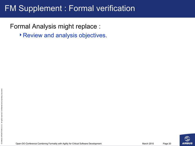 Formal Method For Avionics Software Verification Ppt