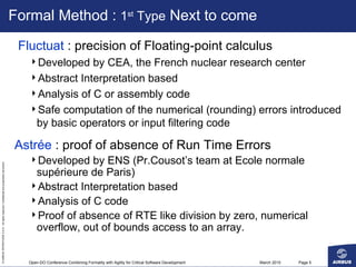 Formal Method for Avionics Software Verification | PPT