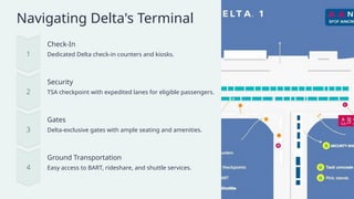 Delta Air Lines at SFO: Navigating Terminal 2 | PPTX