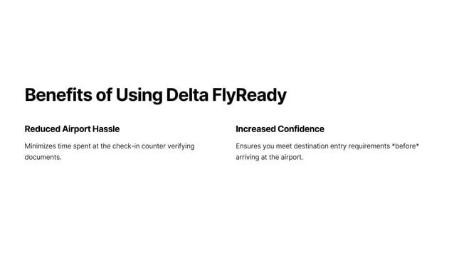 Delta-FlyReady-Your-Passport-to-Seamless-Travel | PPT