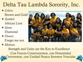 Delta Tau Lambda | PPT