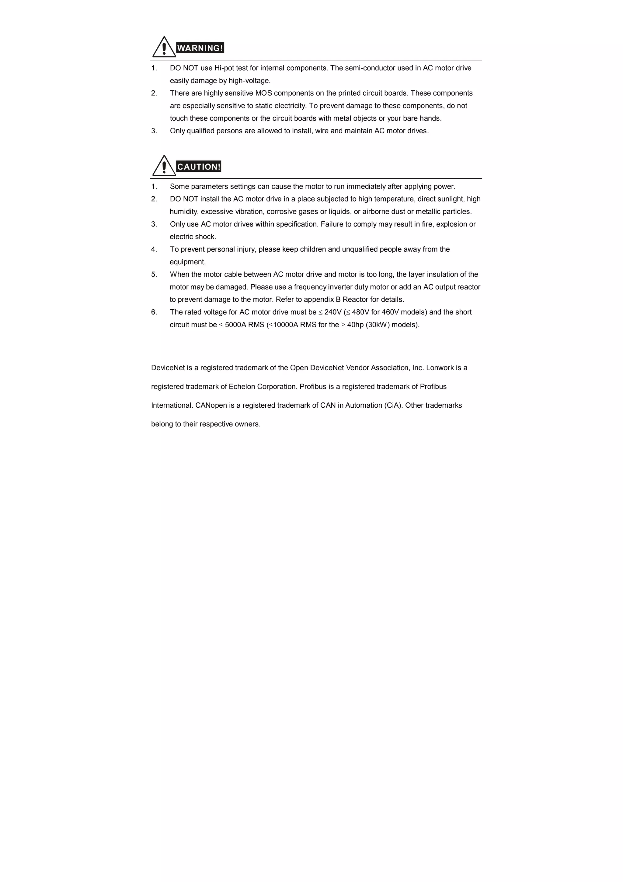 Delta vfd-e-user-manual | PDF