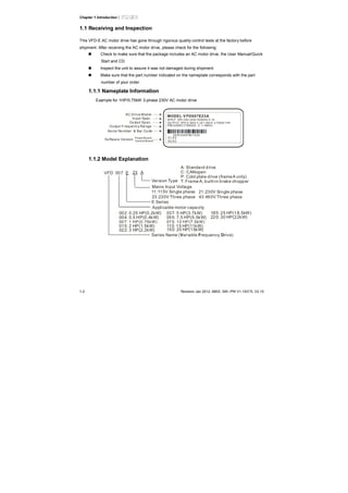 Delta vfd-e-user-manual | PDF