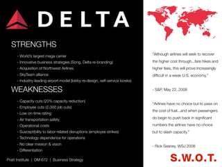 Delta Airlines Business Strategy | PDF