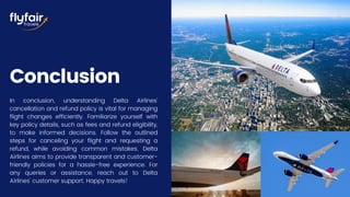 Delta Airlines Cancellation and Refund Policy | PDF