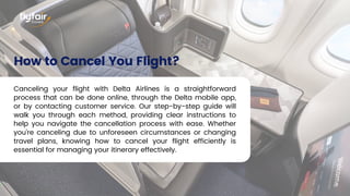 Delta Airlines Cancellation and Refund Policy | PDF