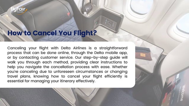 Delta Airlines Cancellation and Refund Policy | PPT