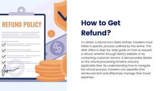 Delta Airlines Cancellation and Refund Policy | PDF