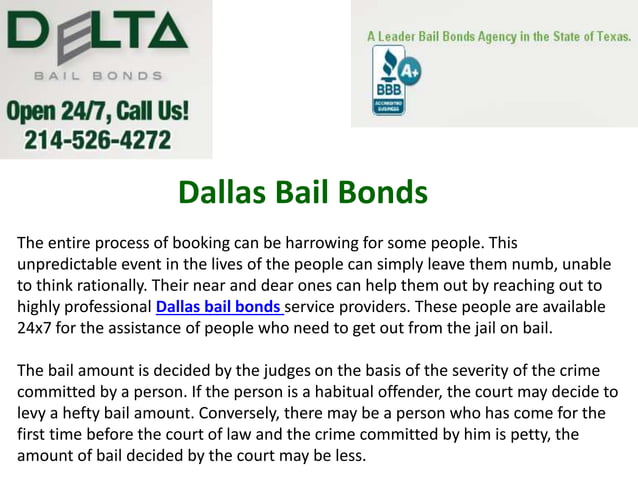 Delta bail bonds | PPT