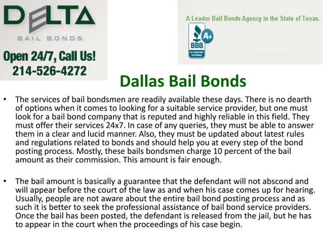 Delta bail bonds | PPT