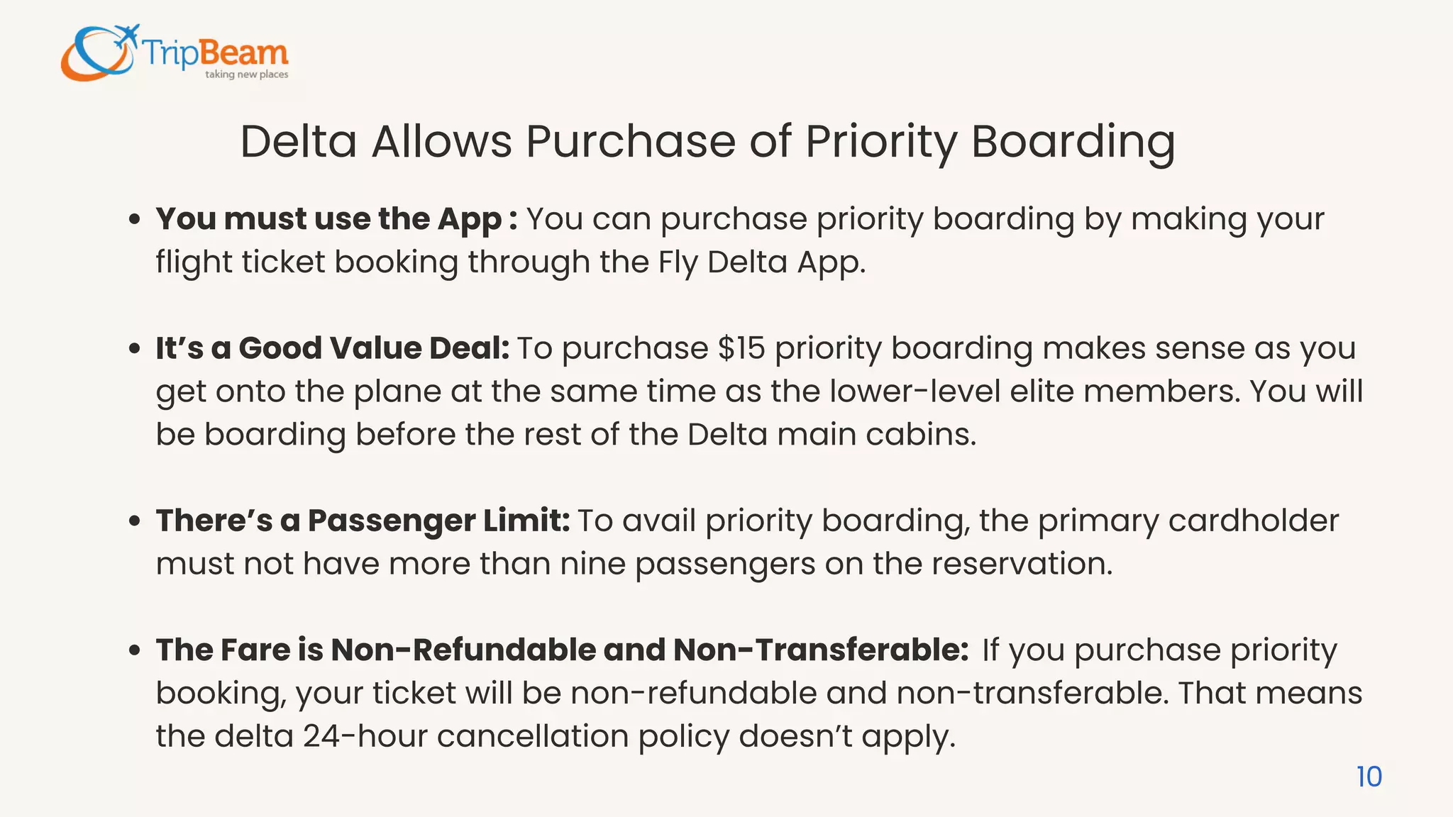 Delta Air Lines Boarding Process: A Walk-Through | PDF