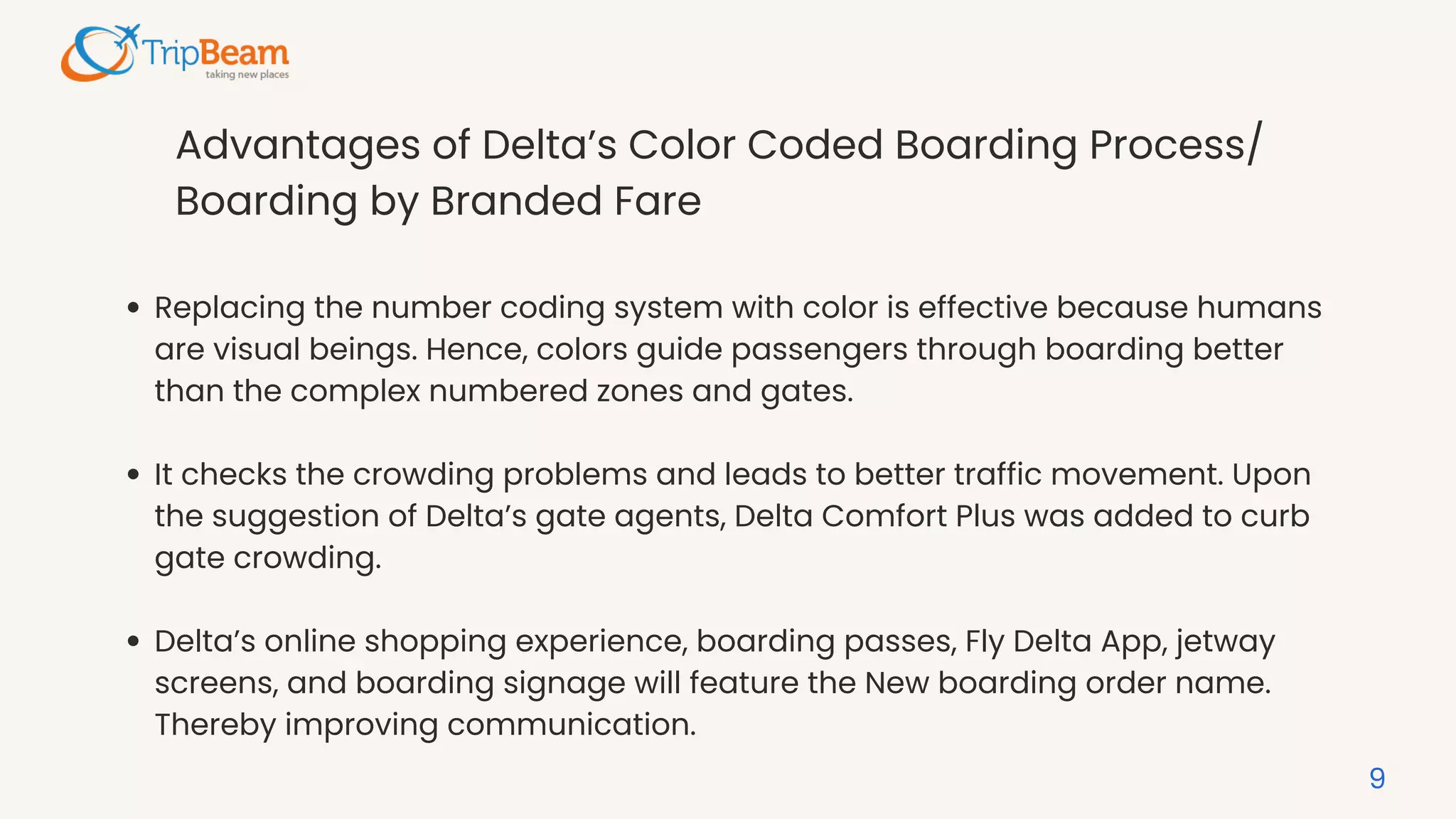 Delta Air Lines Boarding Process: A Walk-Through | PDF