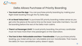 Delta Air Lines Boarding Process: A Walk-Through | PDF