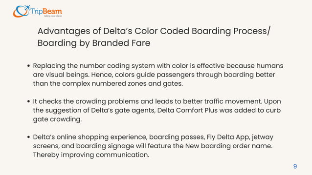 Delta Air Lines Boarding Process: A Walk-Through | PDF