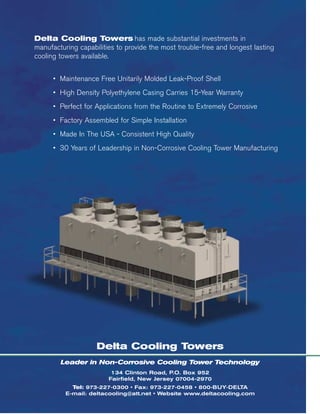 Delta Cooling Tower | PDF