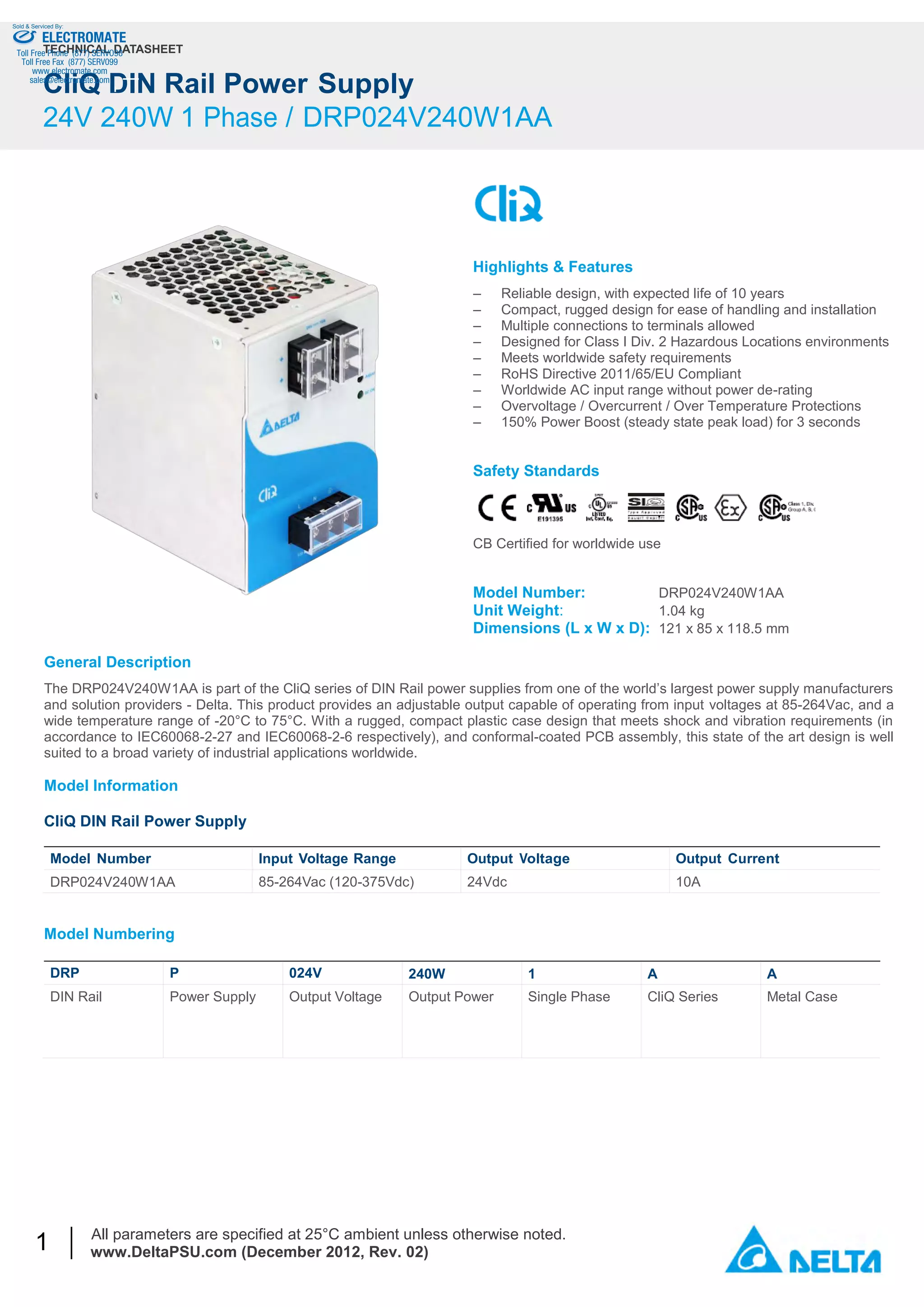Delta drp024 power_supply_catalog | PDF
