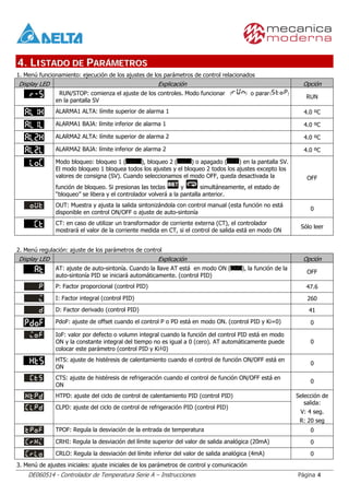 Delta dta controlador de temperatura - instrucciones | PDF