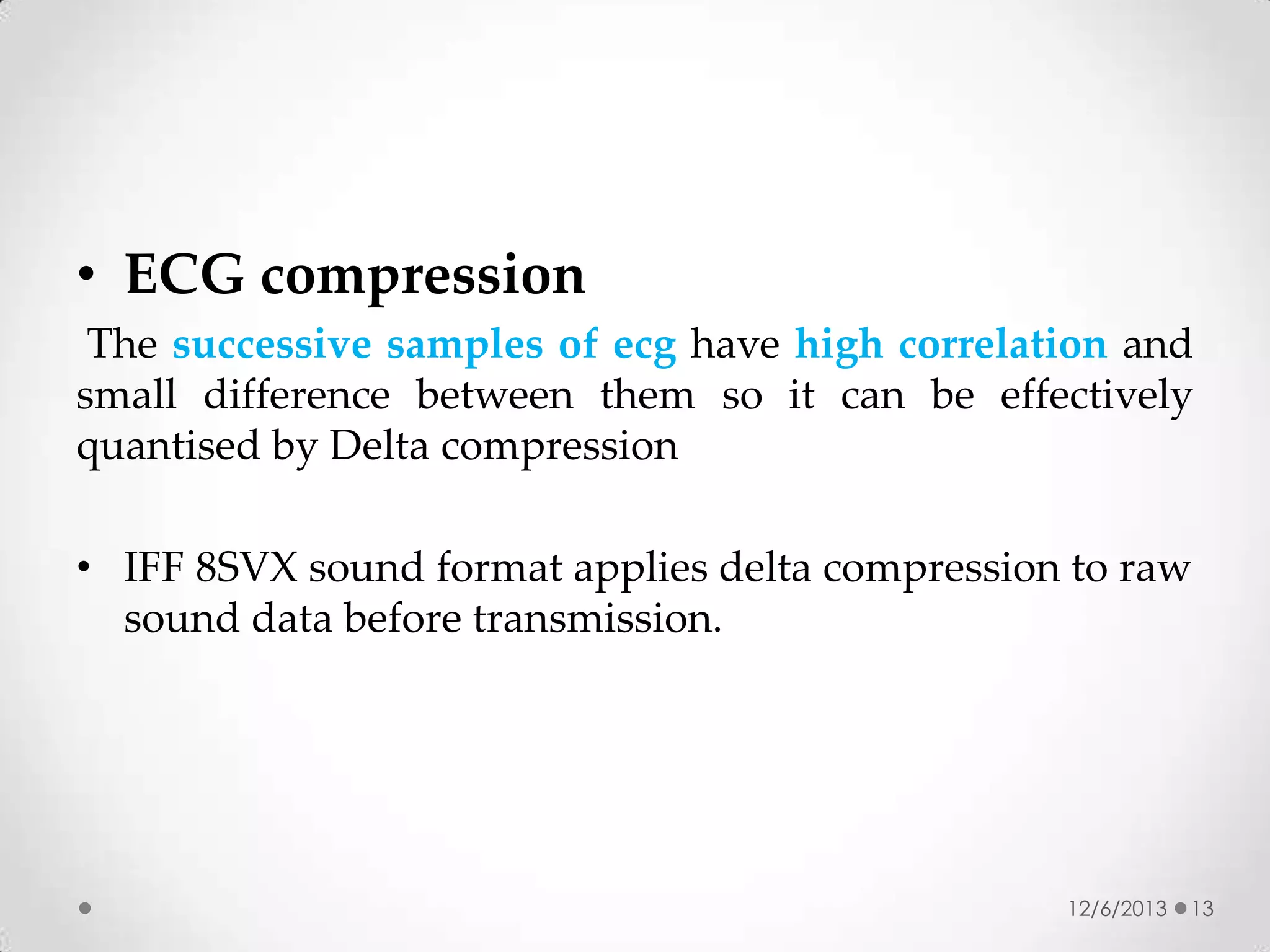 Delta encoding in data compression by Nisha Menon K studying mtech at fisat | PPSX