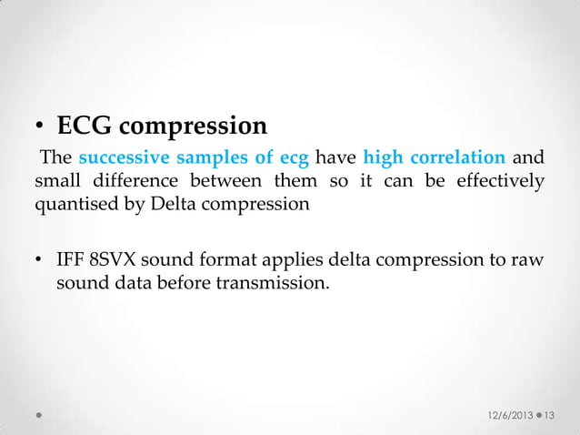 Delta encoding in data compression by Nisha Menon K studying mtech at fisat | PPSX | Data ...
